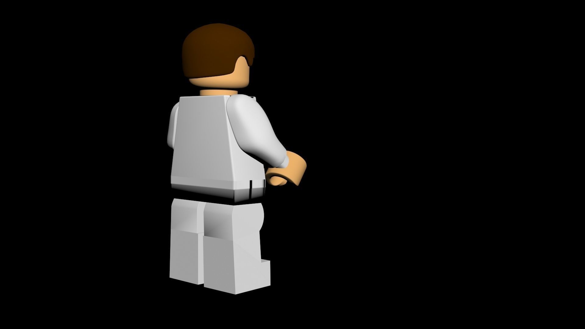 Lego Bruno free 3D model rigged | CGTrader