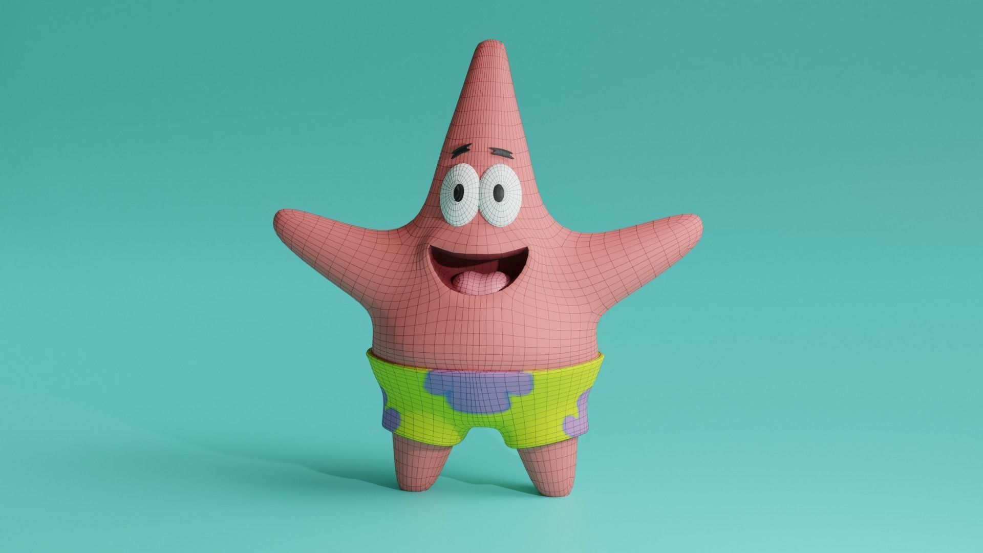Patrick Star 3D model | CGTrader