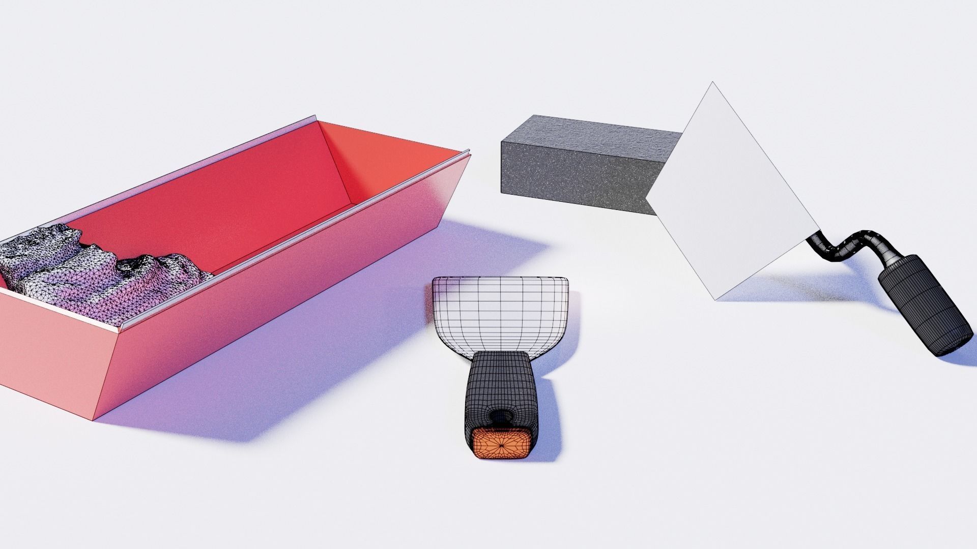 Drywall Tools 3D model | CGTrader