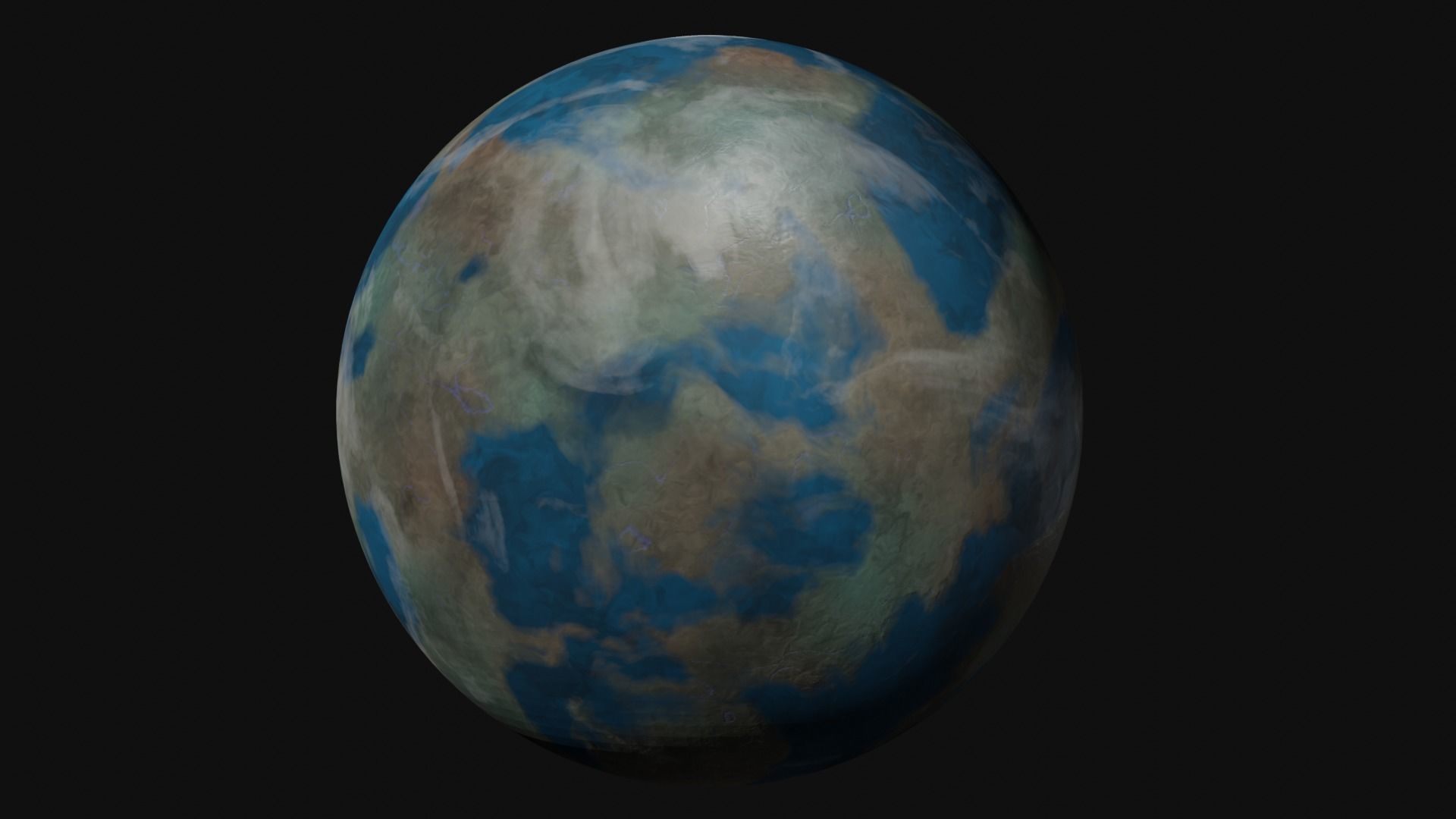 Terran Planet 02 - 4K 3D model | CGTrader