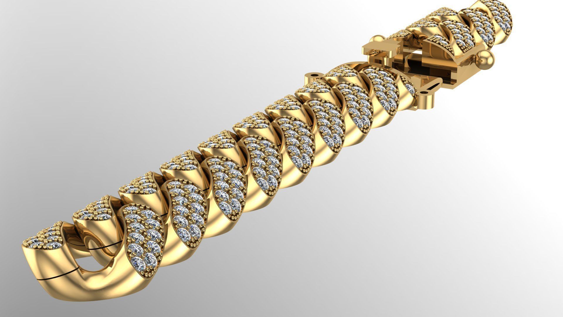 cuban chain fashion NY STL 3D model | CGTrader