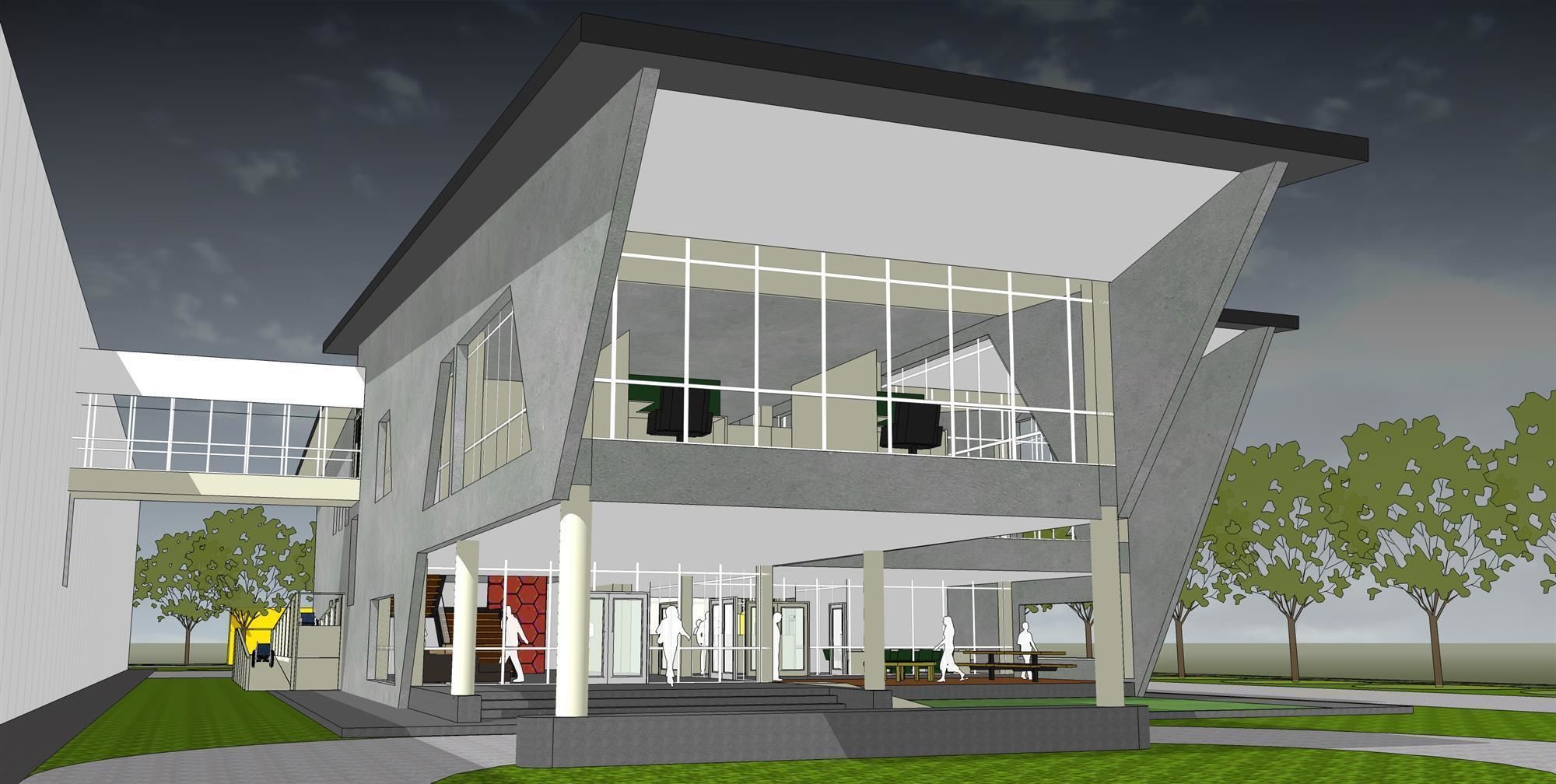 Layout for Precast factory and office 3D model | CGTrader