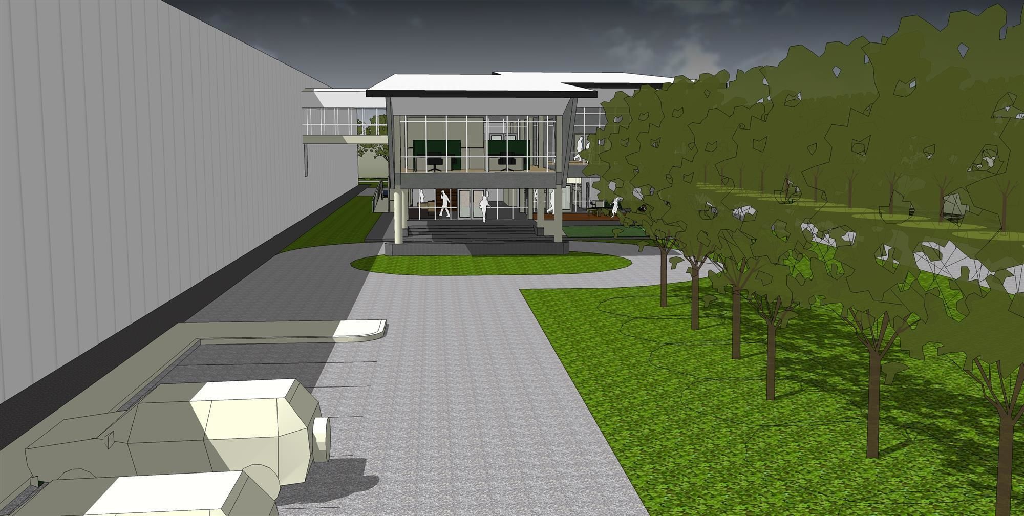 Layout for Precast factory and office 3D model | CGTrader