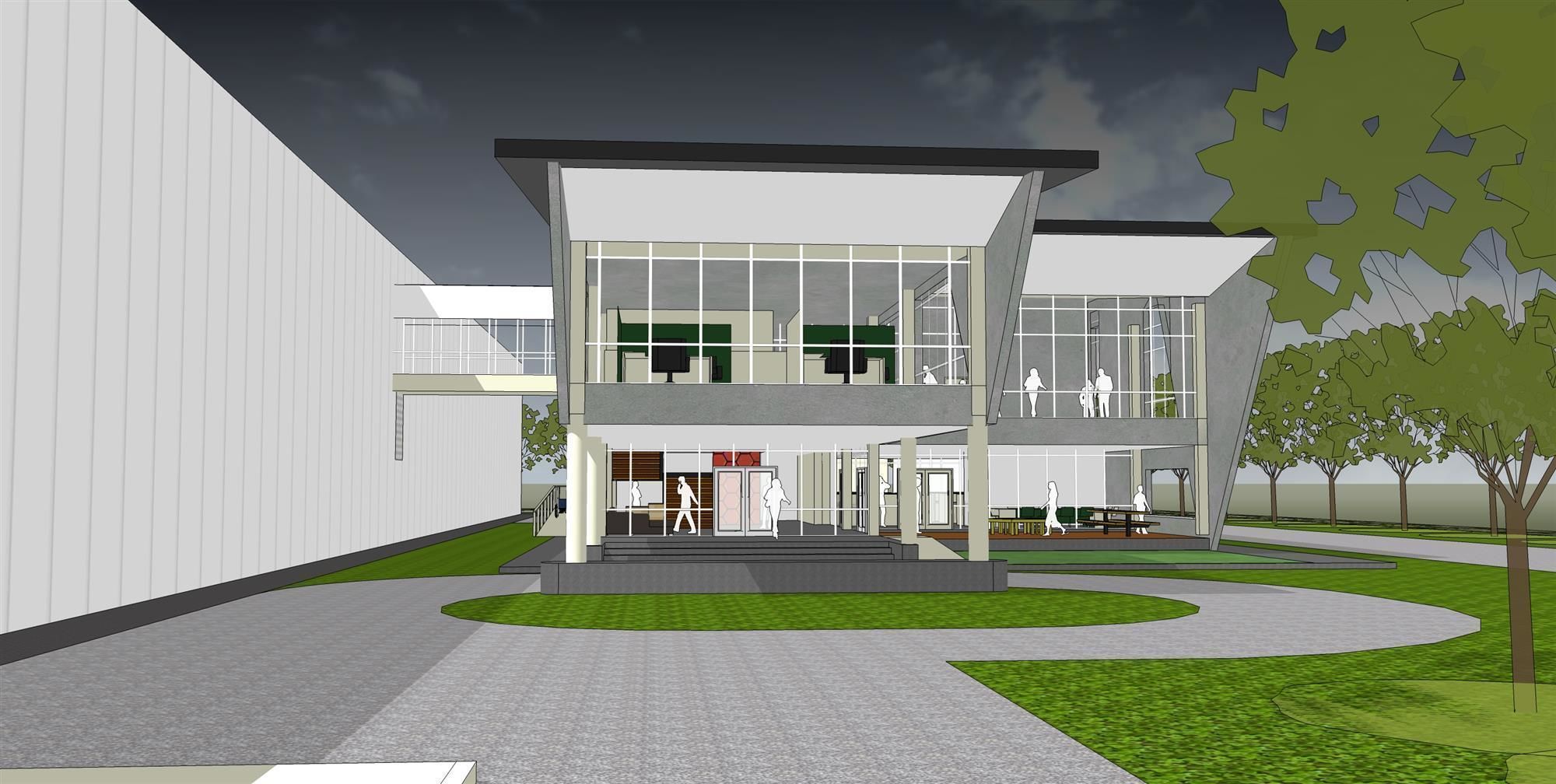 Layout for Precast factory and office 3D model | CGTrader