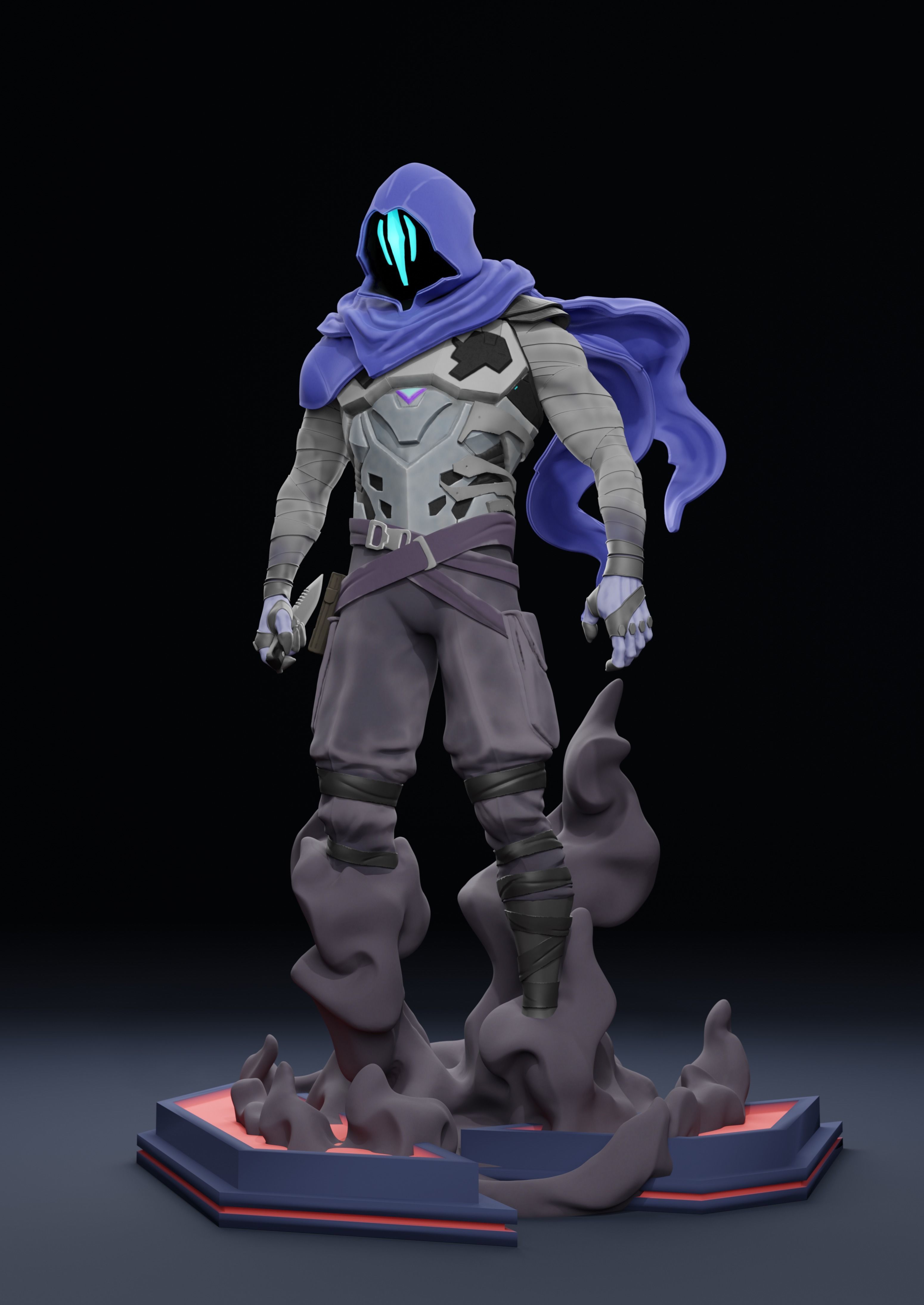 Omen-Valorant fan art 3D model 3D printable | CGTrader