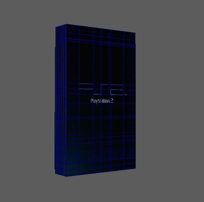 3D model PlayStation 2 Low Poly console VR / AR / low-poly | CGTrader