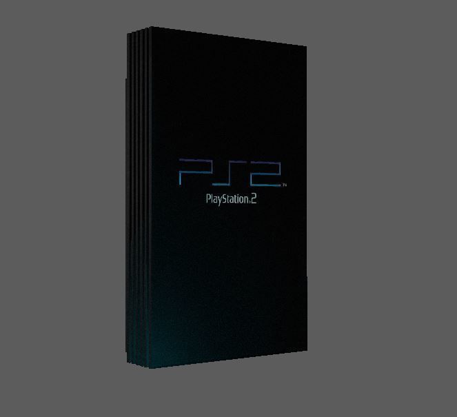 3D model PlayStation 2 Low Poly console VR / AR / low-poly | CGTrader