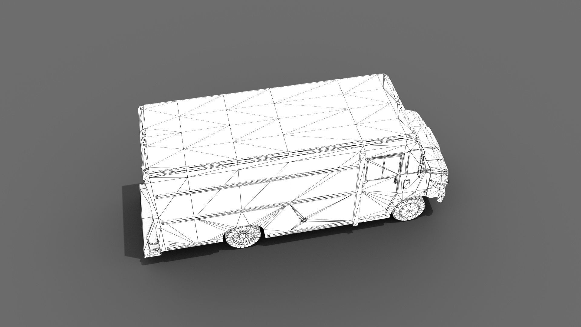 3D model Delivery Truck VR / AR / low-poly | CGTrader