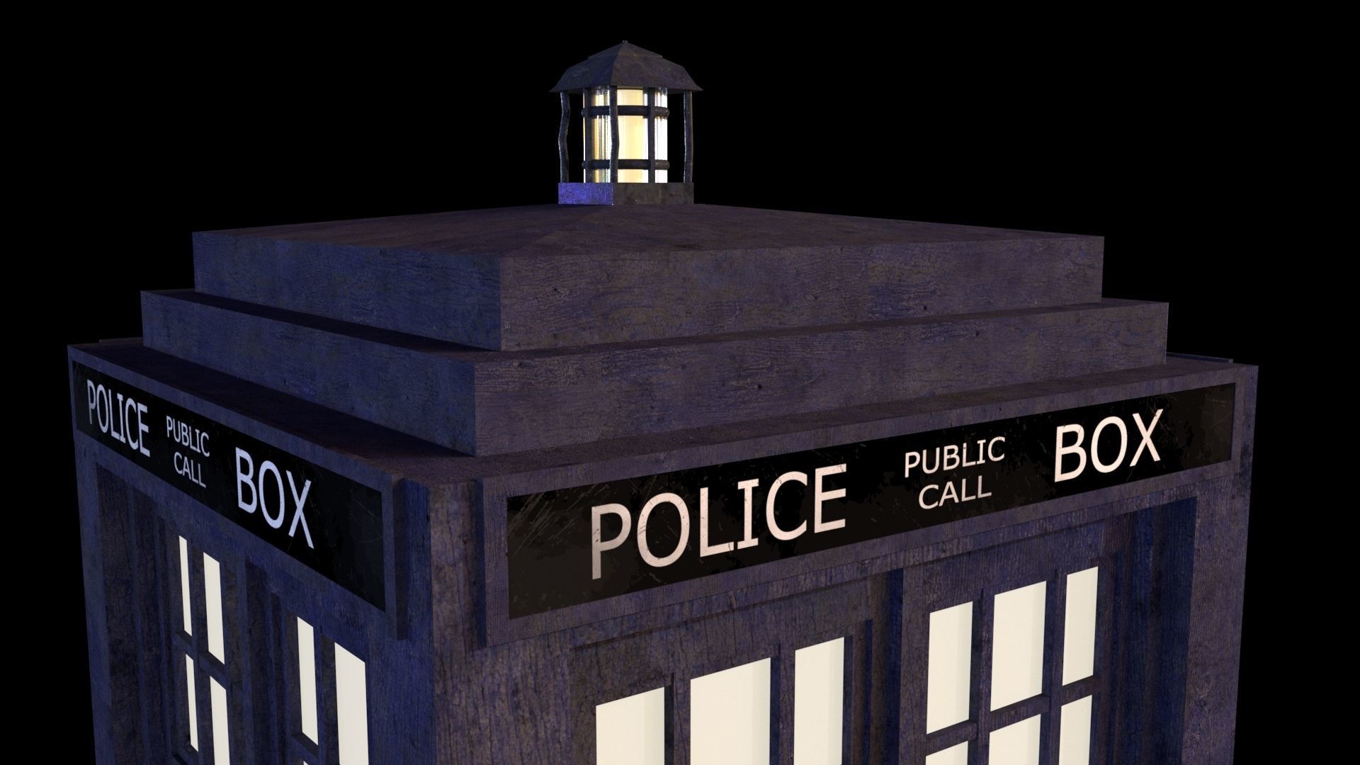 The 10th Doctors Tardis 3D model | CGTrader