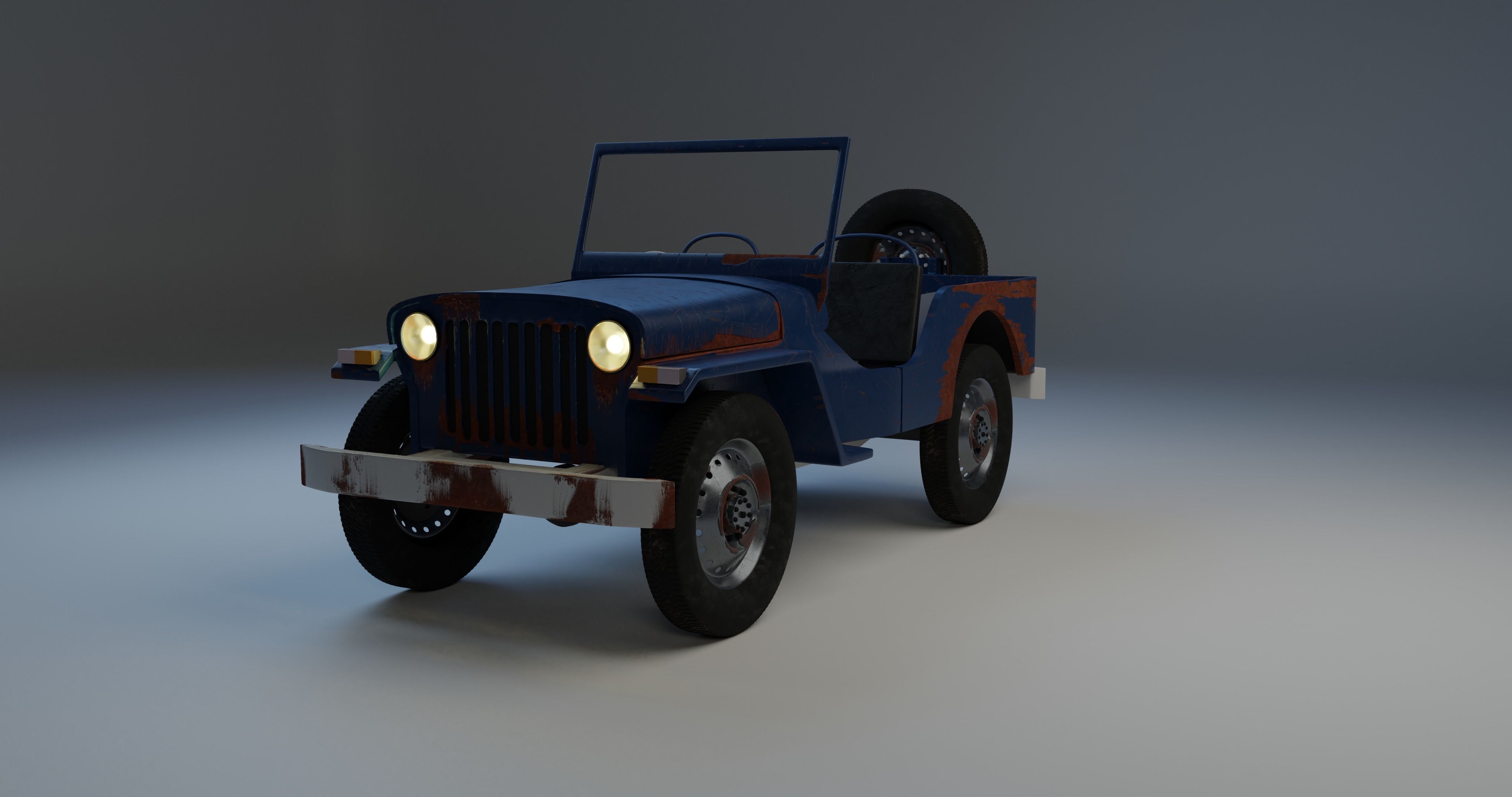 Mahindra Jeep major 3D model | CGTrader