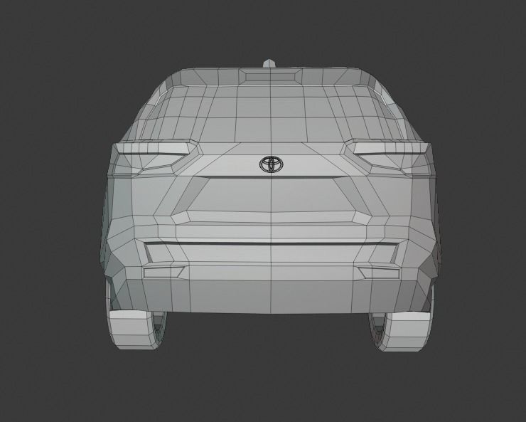 3D model Toyota RAV 4 2021 low poly 3D model VR / AR / low-poly | CGTrader