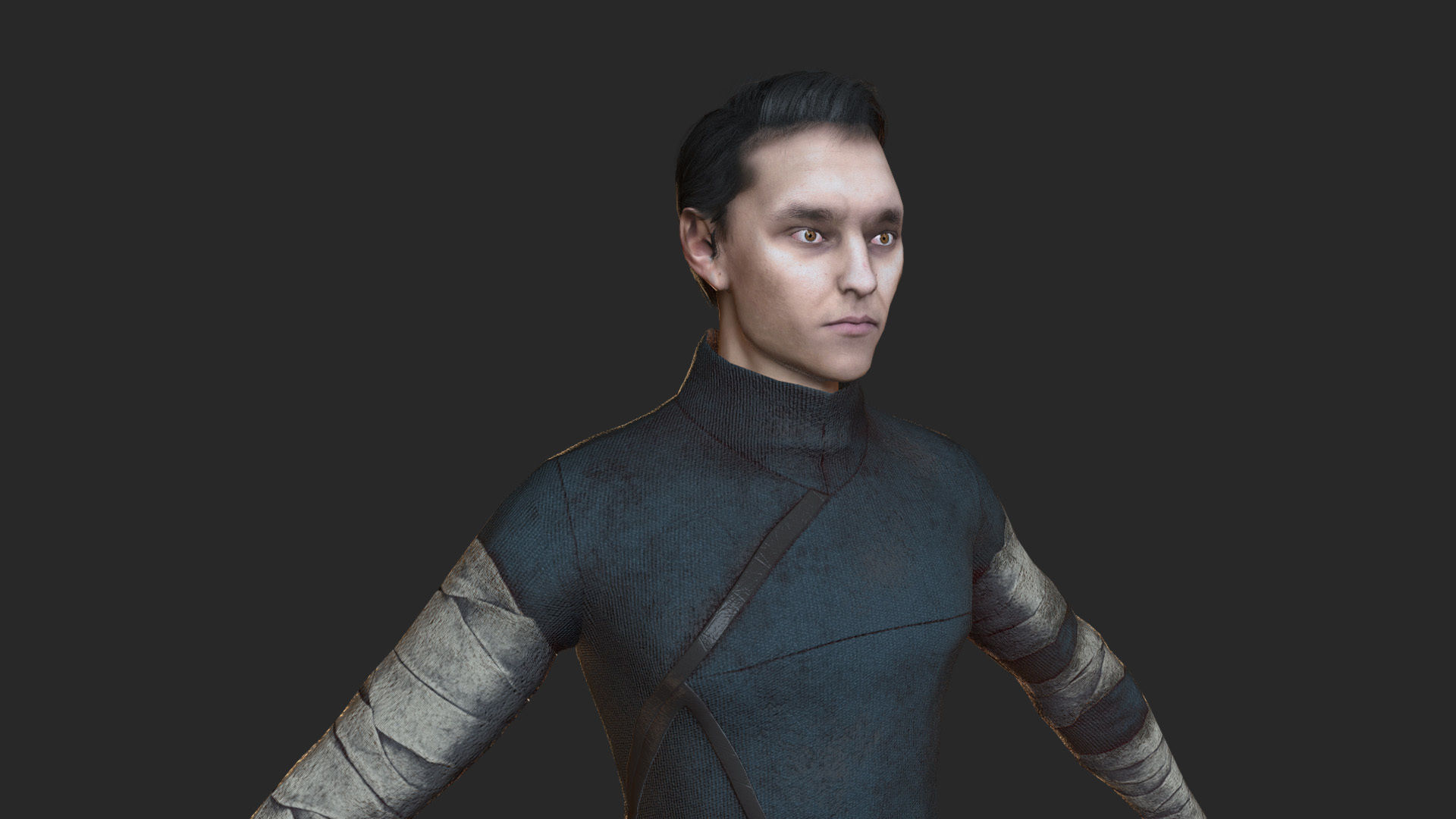 3D model Cyber spy realtime PBR character VR / AR / low-poly | CGTrader