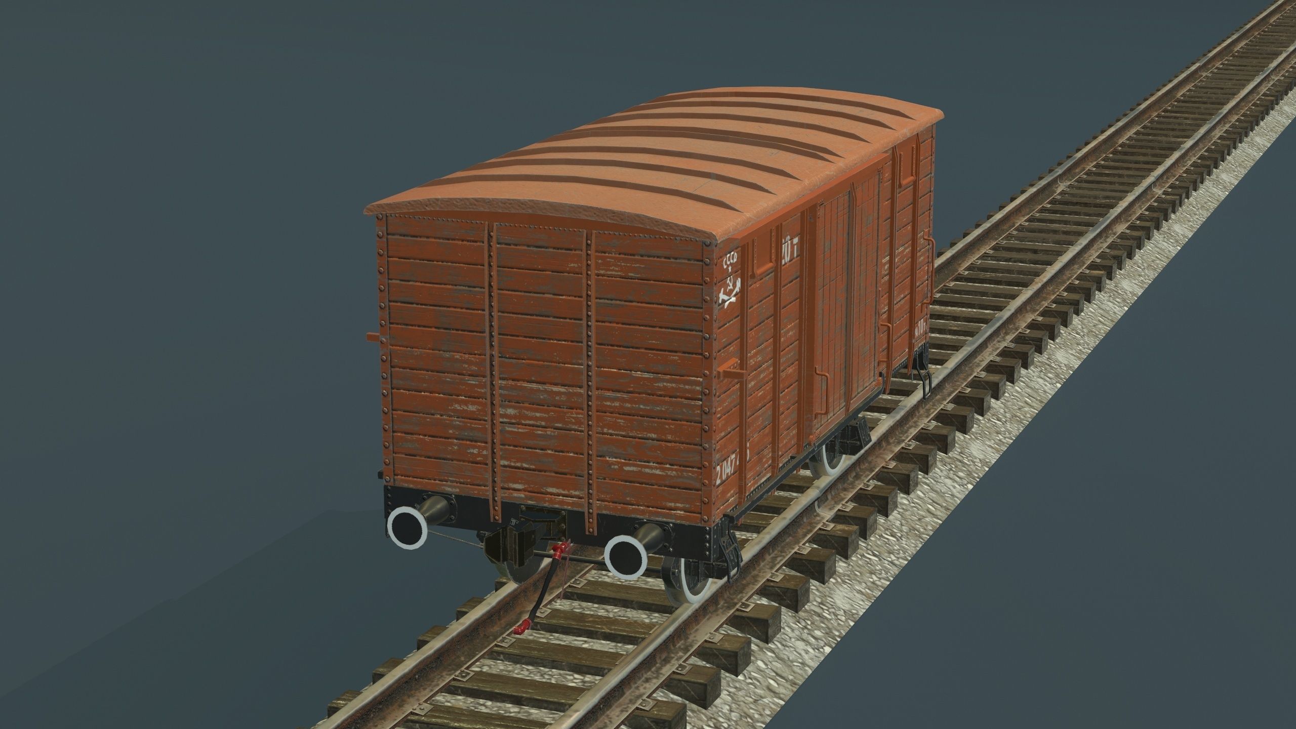 3D model wagon covered NTV VR / AR / low-poly | CGTrader