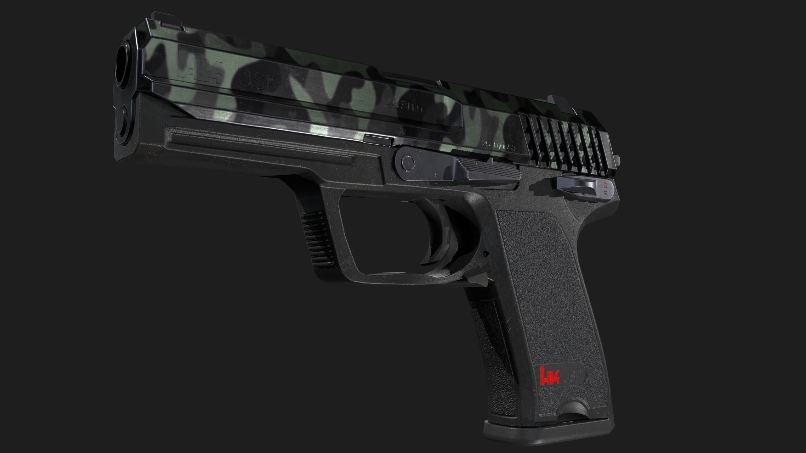 3D model HK USP GameReady VR / AR / low-poly | CGTrader