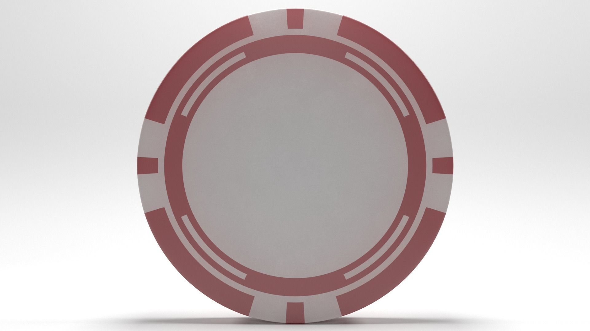 Casino Chip Red Poker Chip 3D model | CGTrader