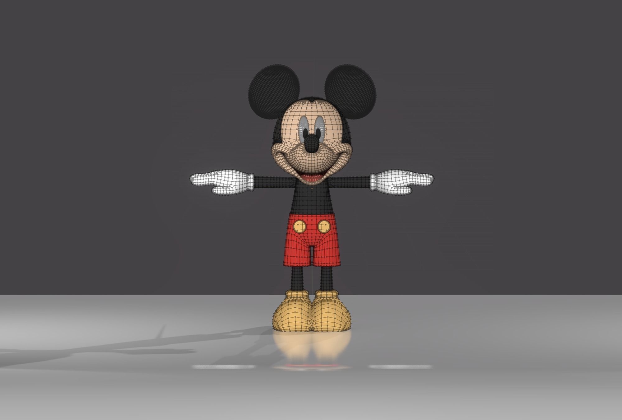 3D model Mikey Mouse - Disney - Pixar VR / AR / low-poly | CGTrader