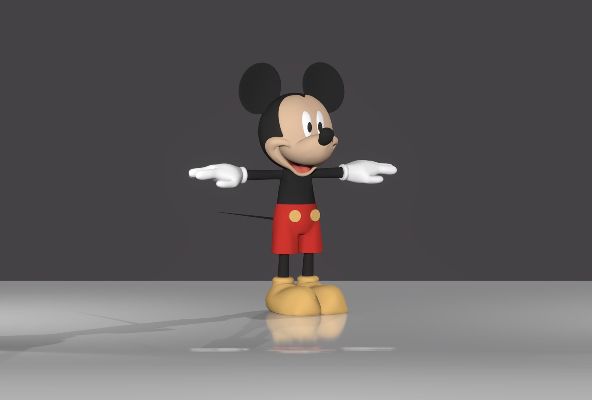 3D model Mikey Mouse - Disney - Pixar VR / AR / low-poly | CGTrader