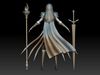 Elf Swordmaster and Wizard with Weapons free 3D model | CGTrader