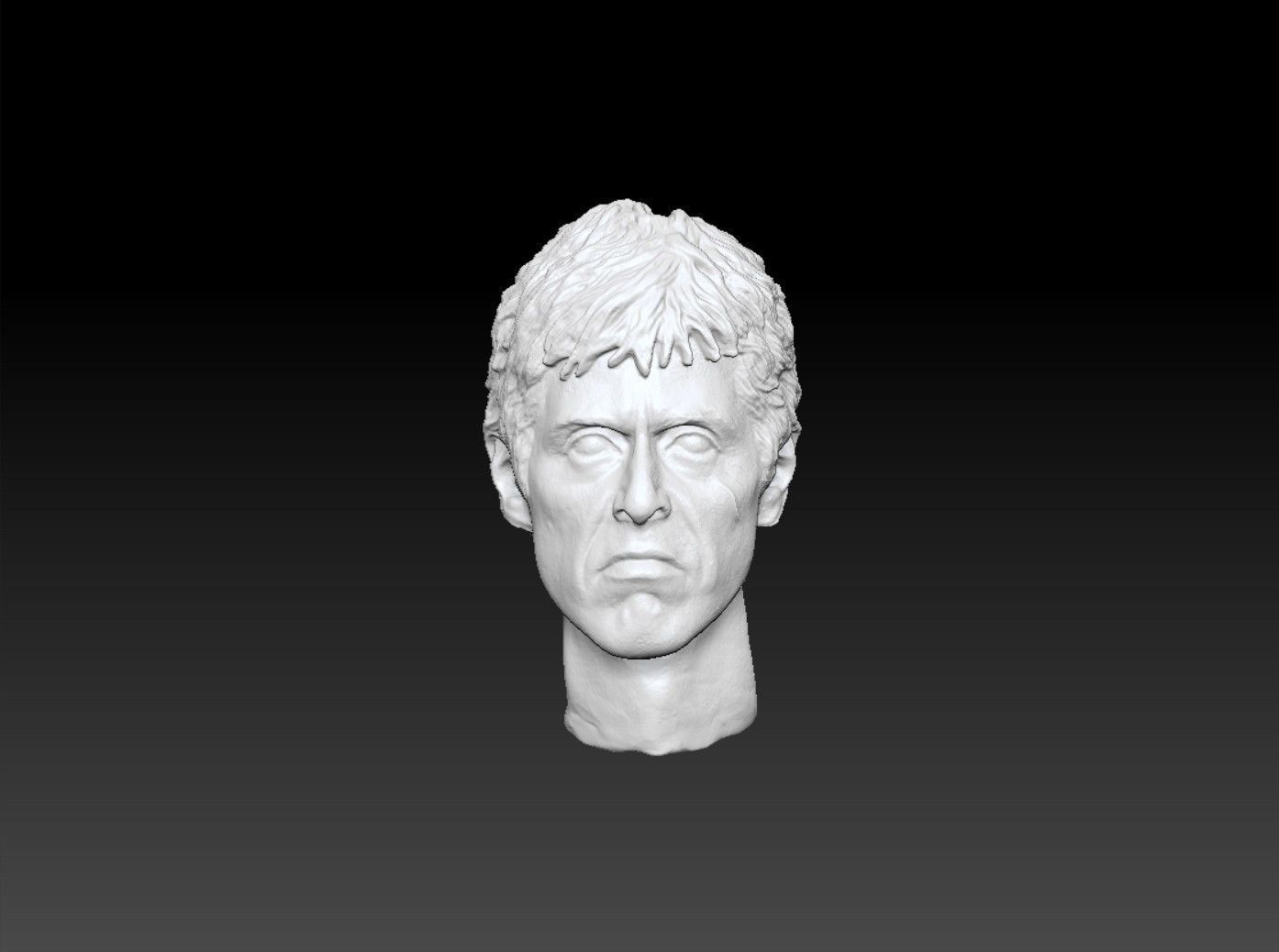 Al Pacino Scarface Head sculpture 3D print model 3D model 3D printable ...
