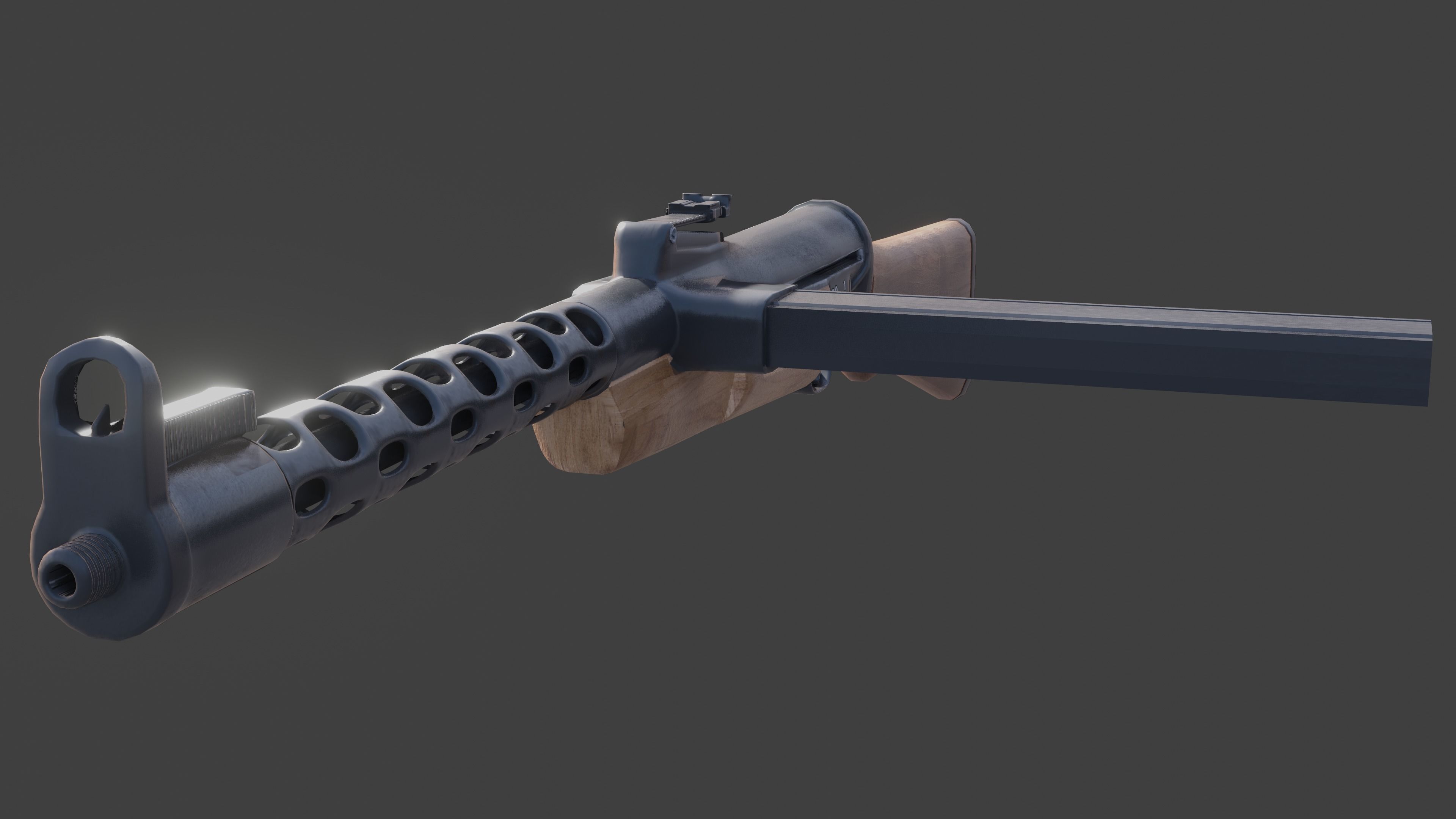 ZK383 ak rifle 3D model | CGTrader