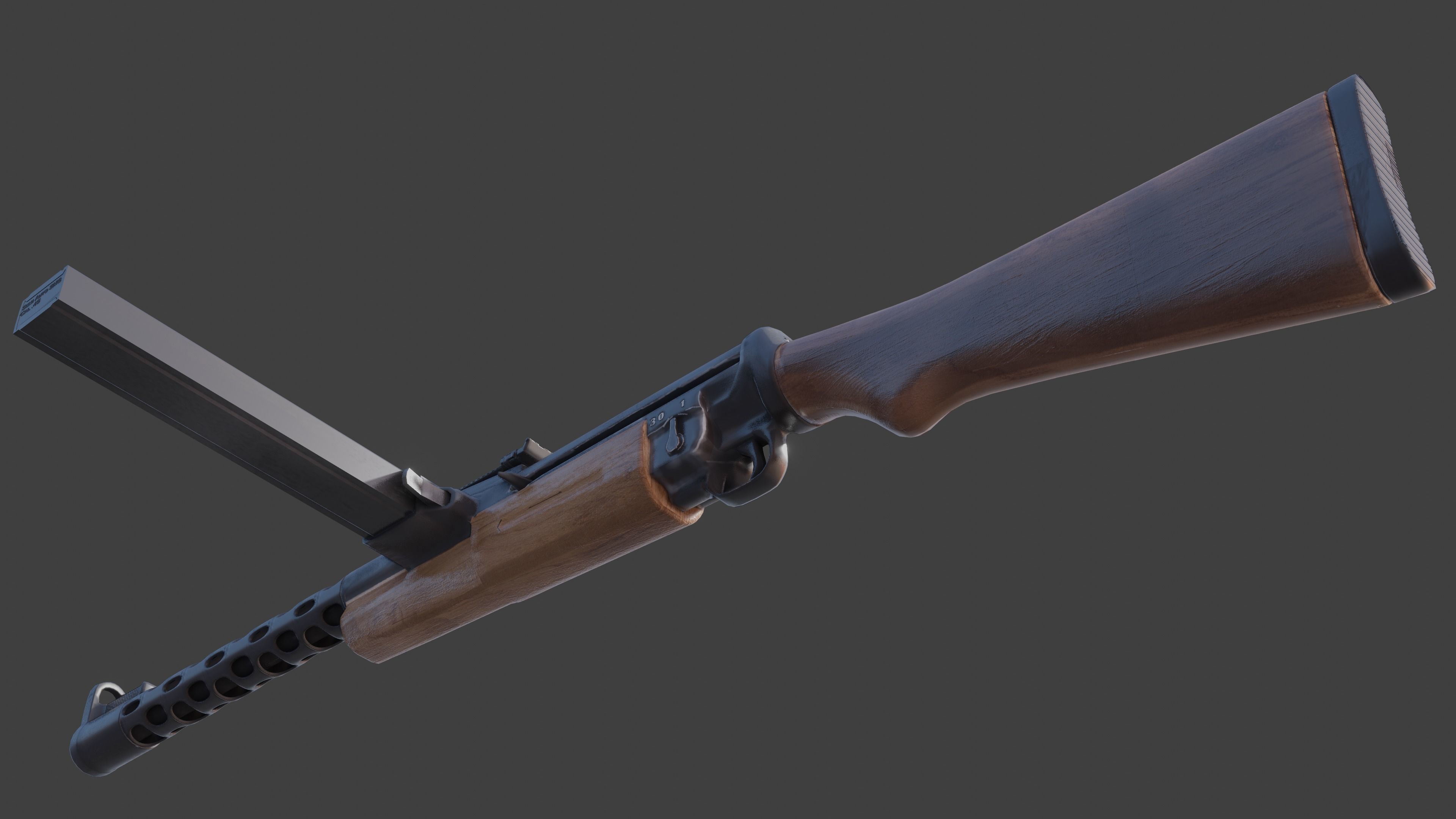 ZK383 ak rifle 3D model | CGTrader