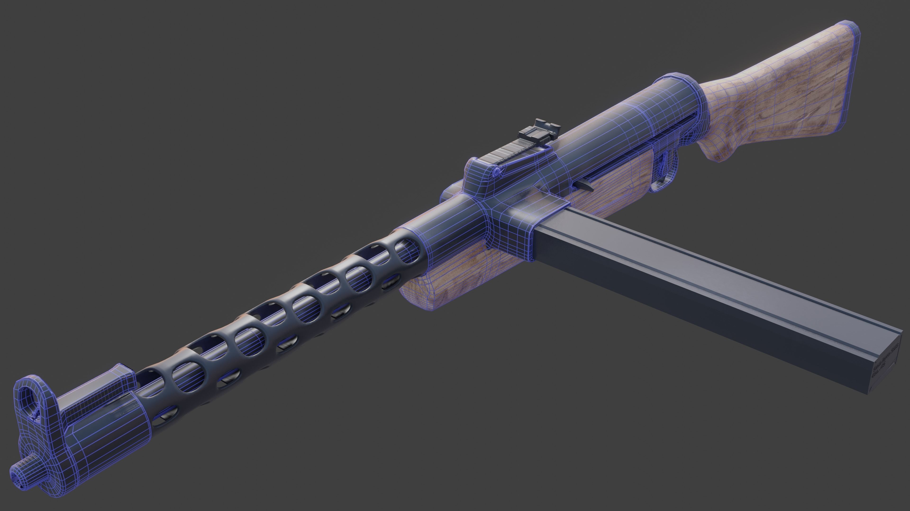 ZK383 ak rifle 3D model | CGTrader