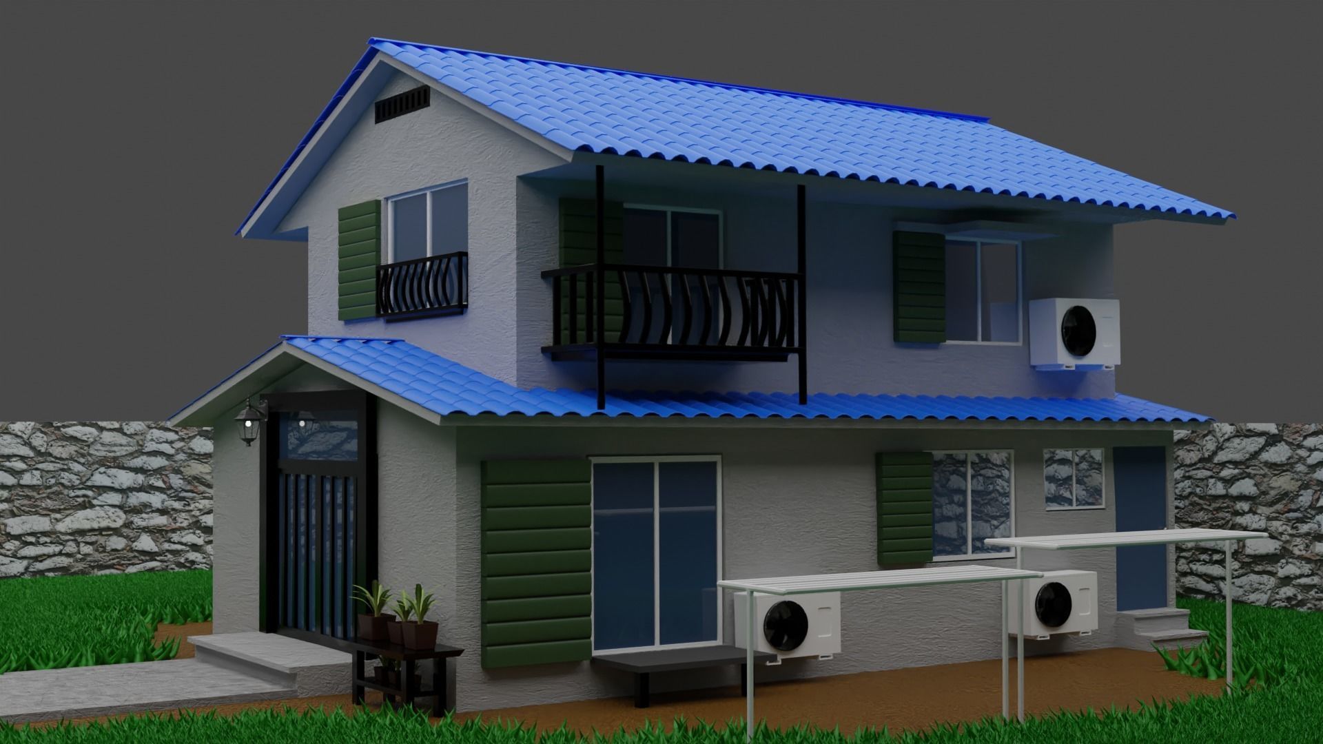 Japanese House Model free 3D model | CGTrader