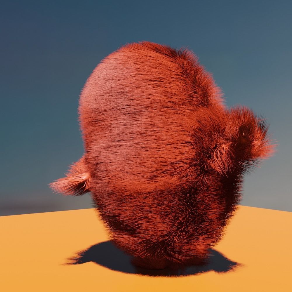 The Thing stuffed toy 3D model animated rigged | CGTrader