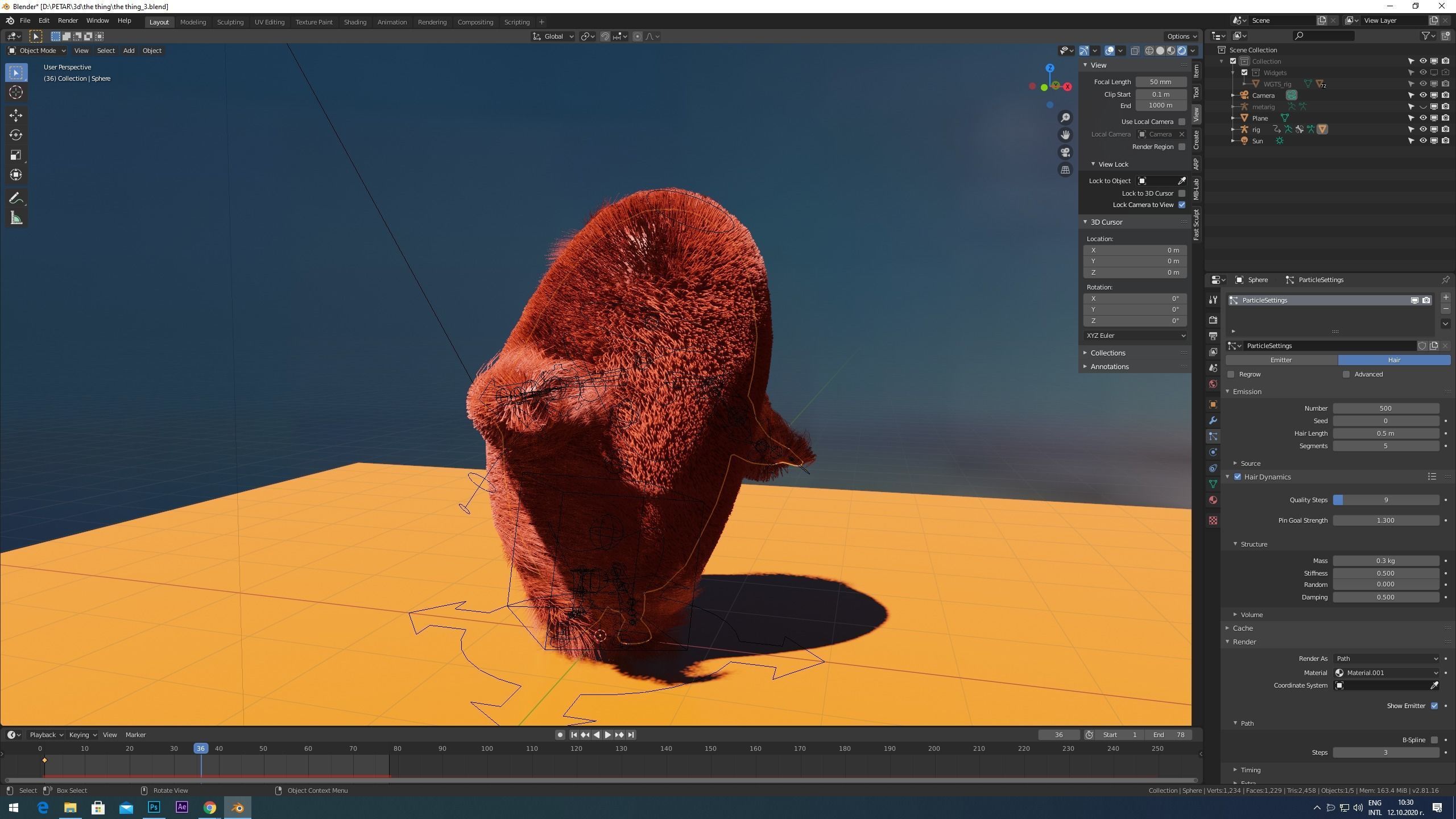 The Thing stuffed toy 3D model animated rigged | CGTrader
