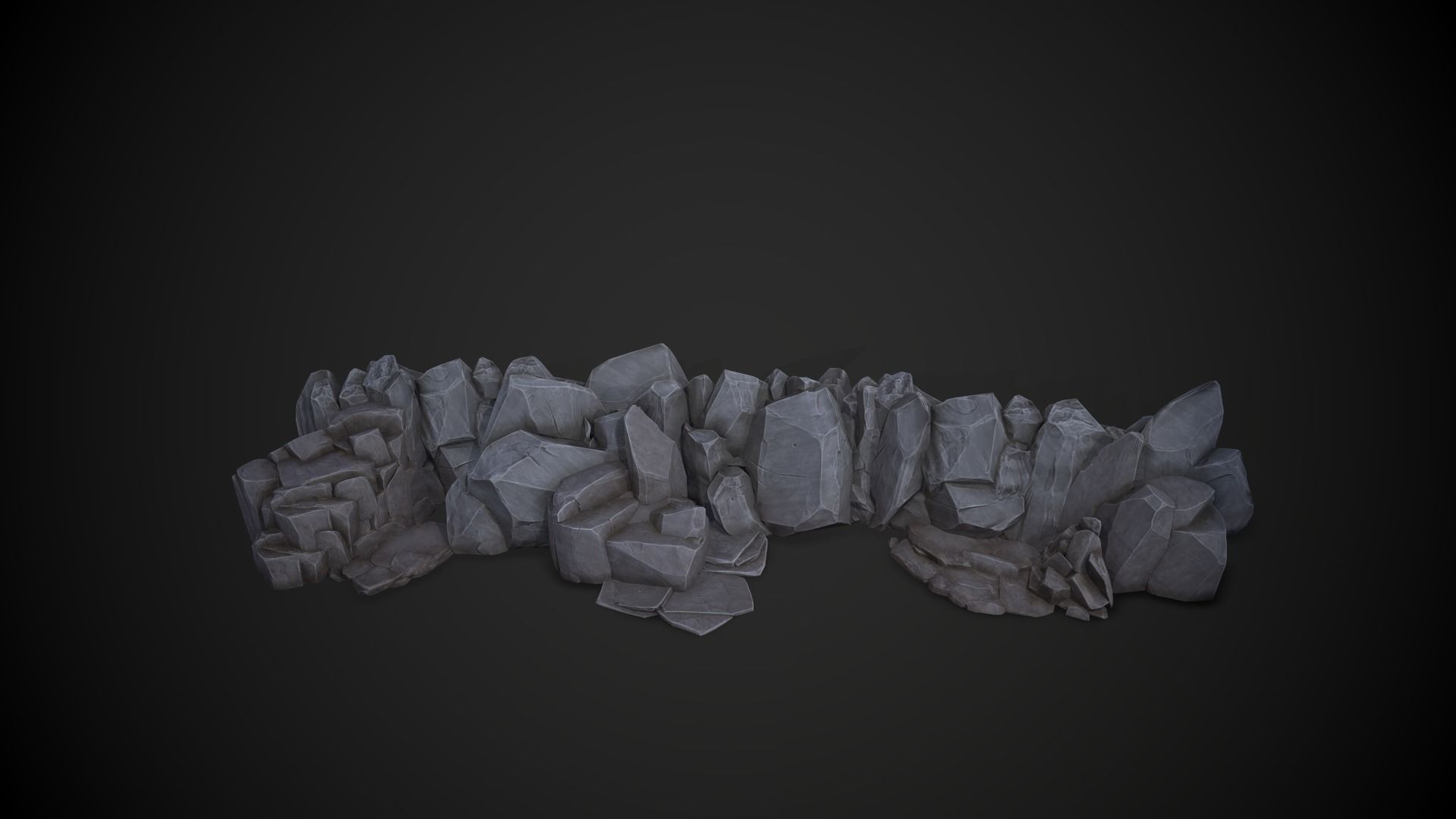 3D model Stylized Rock Pack VR / AR / low-poly | CGTrader