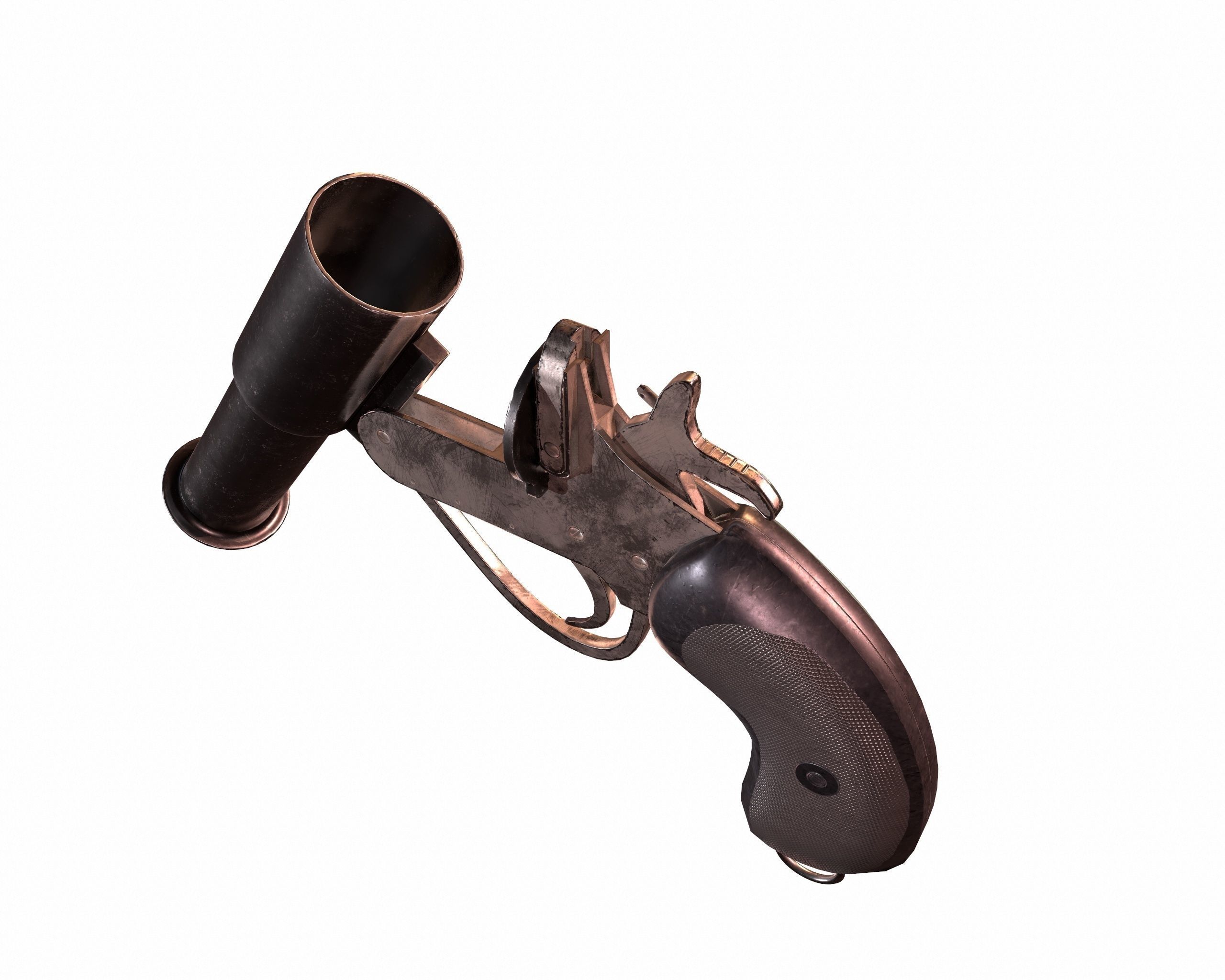 3D model WW2 British Flare Gun VR / AR / low-poly | CGTrader