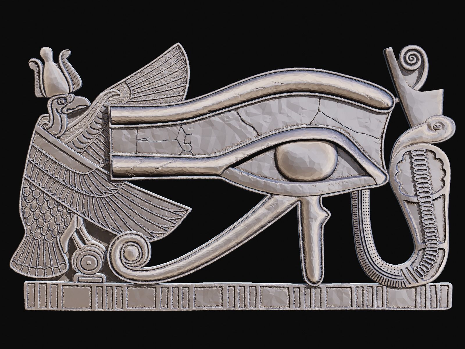 Eye of Ra for CNC Router and 3D model 3D printable | CGTrader