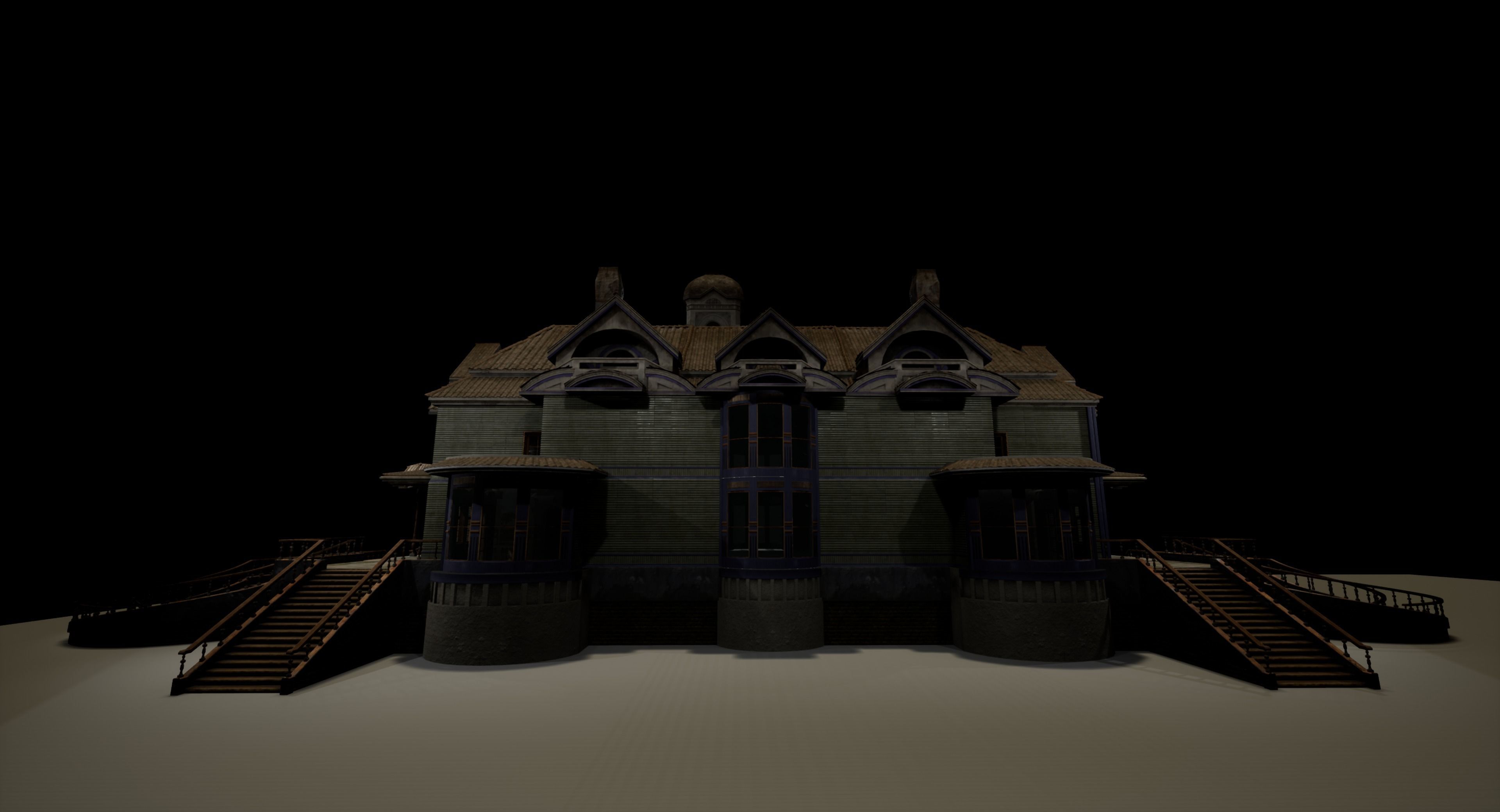 Horror House Pack Creepy free VR / AR / low-poly 3D model | CGTrader