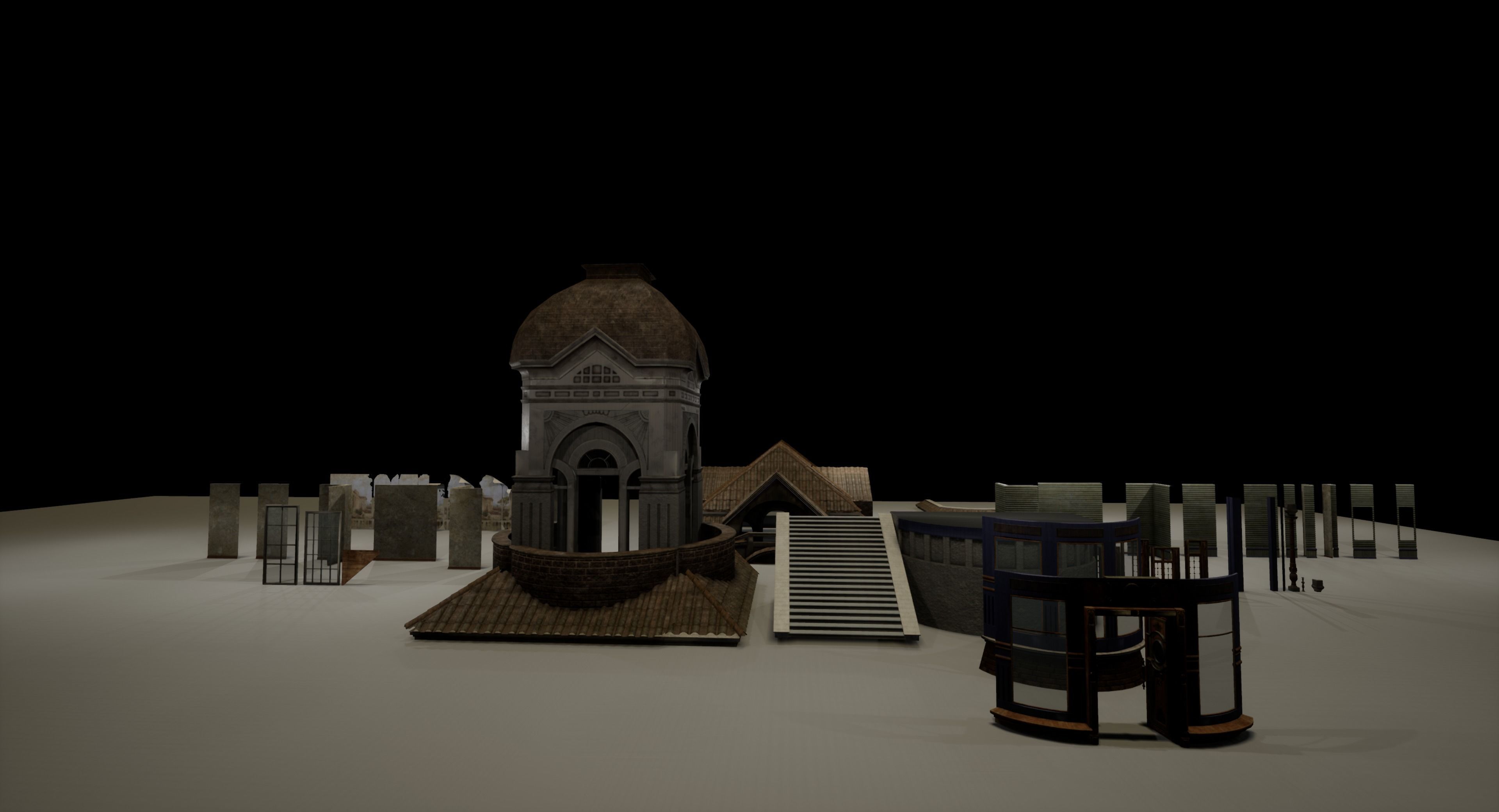 Horror House Pack Creepy free VR / AR / low-poly 3D model | CGTrader