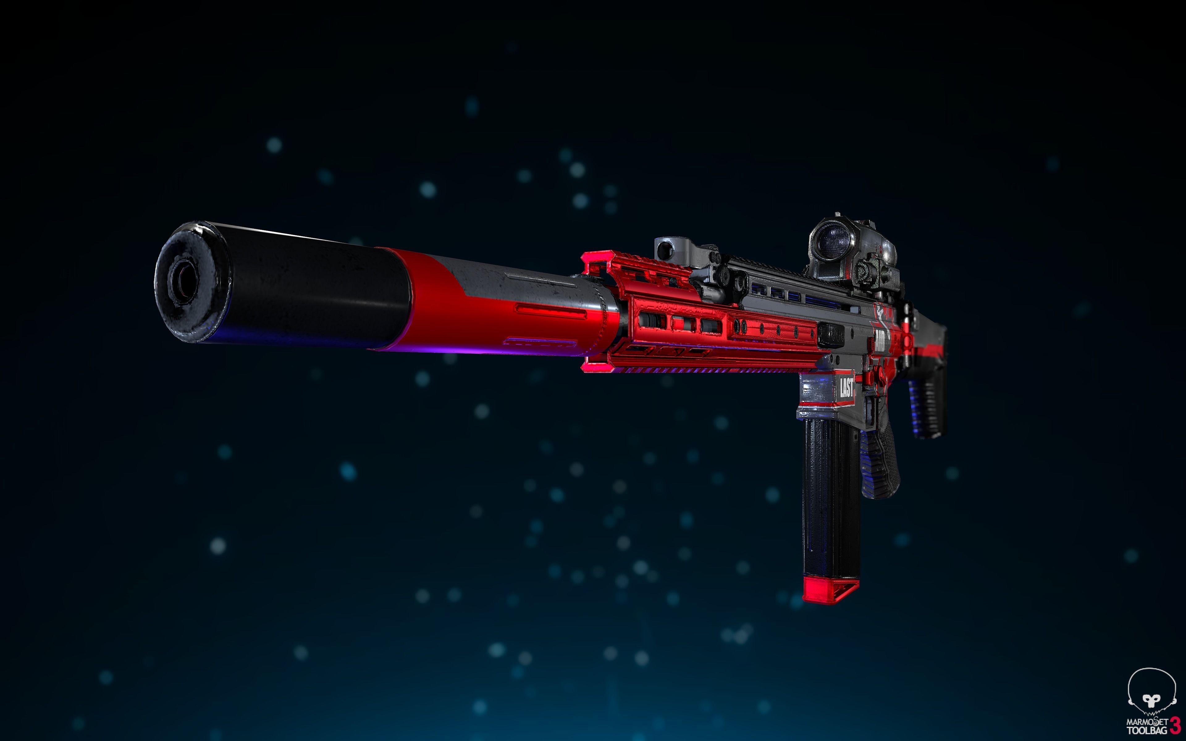 3D model HAMR-17 Weapon VR / AR / low-poly | CGTrader