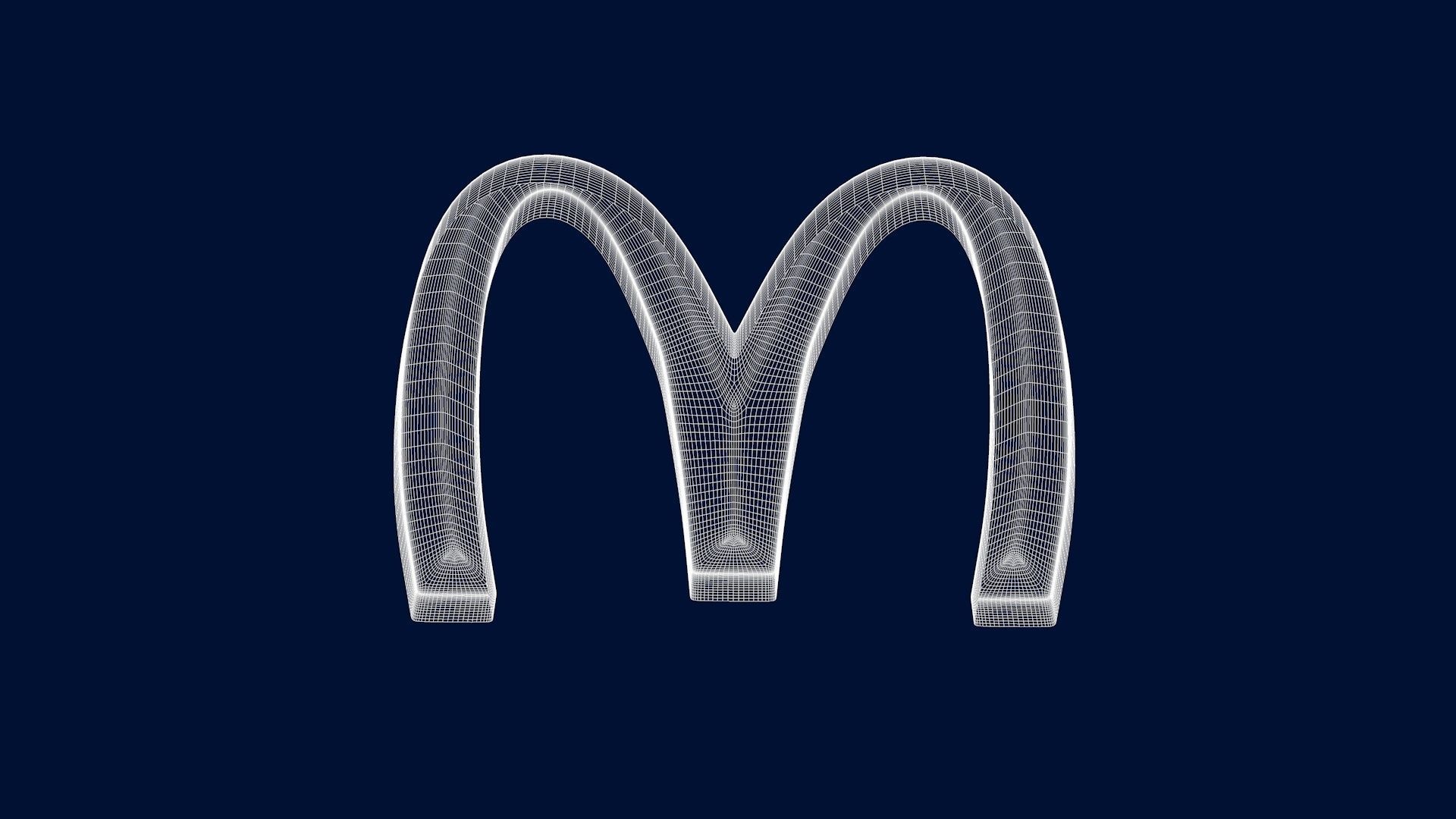 Mcdonalds Logo 3D model | CGTrader