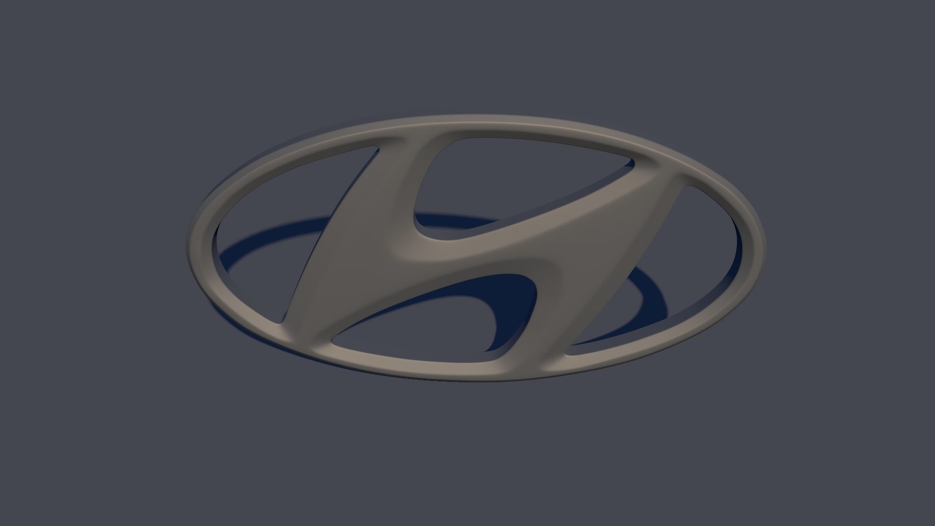 Hyundai Emblem 3D model | CGTrader