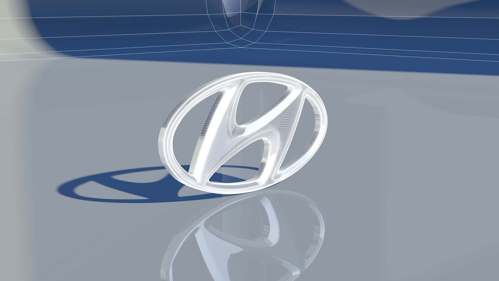 Hyundai Emblem 3D model | CGTrader