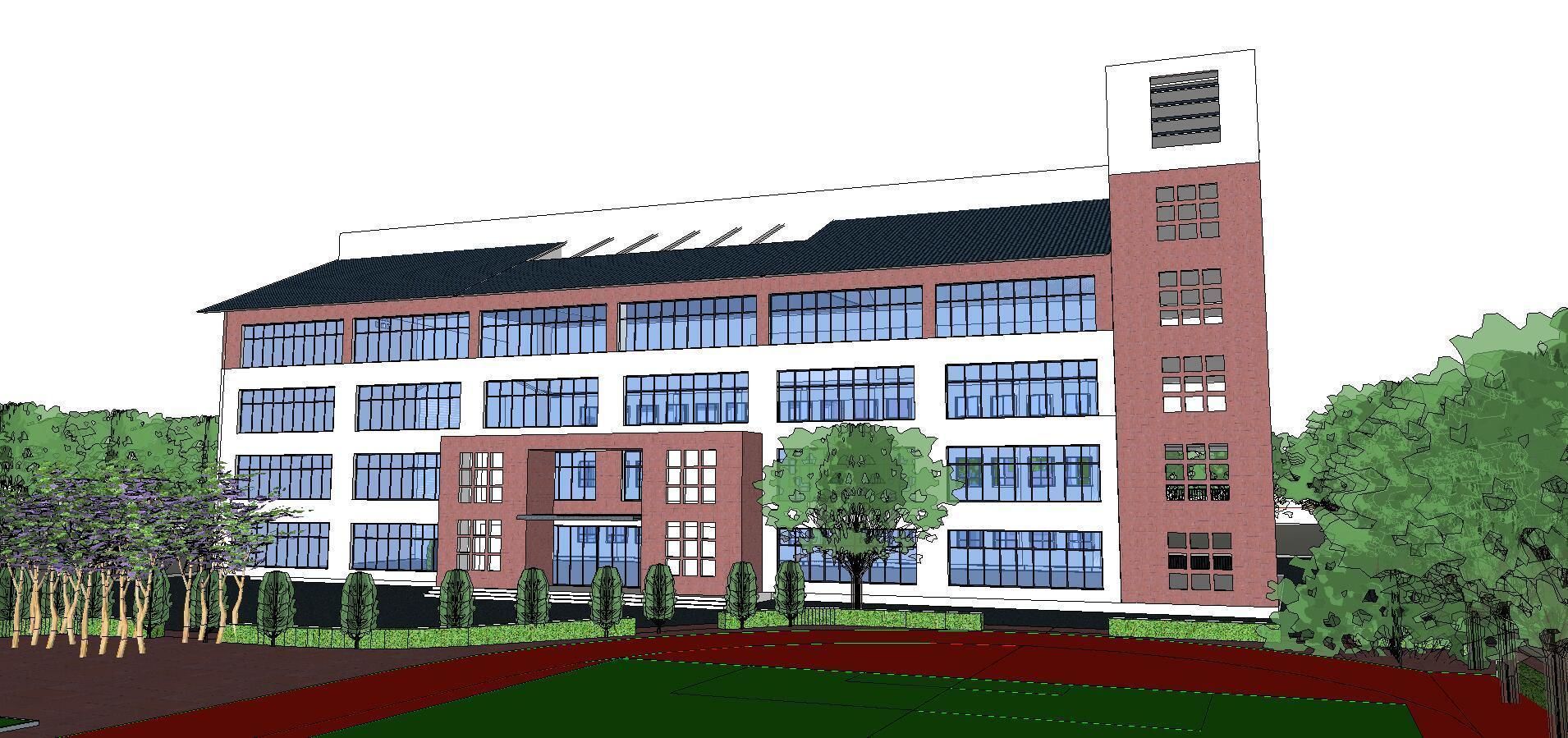 Region-City-School 81 3D model | CGTrader