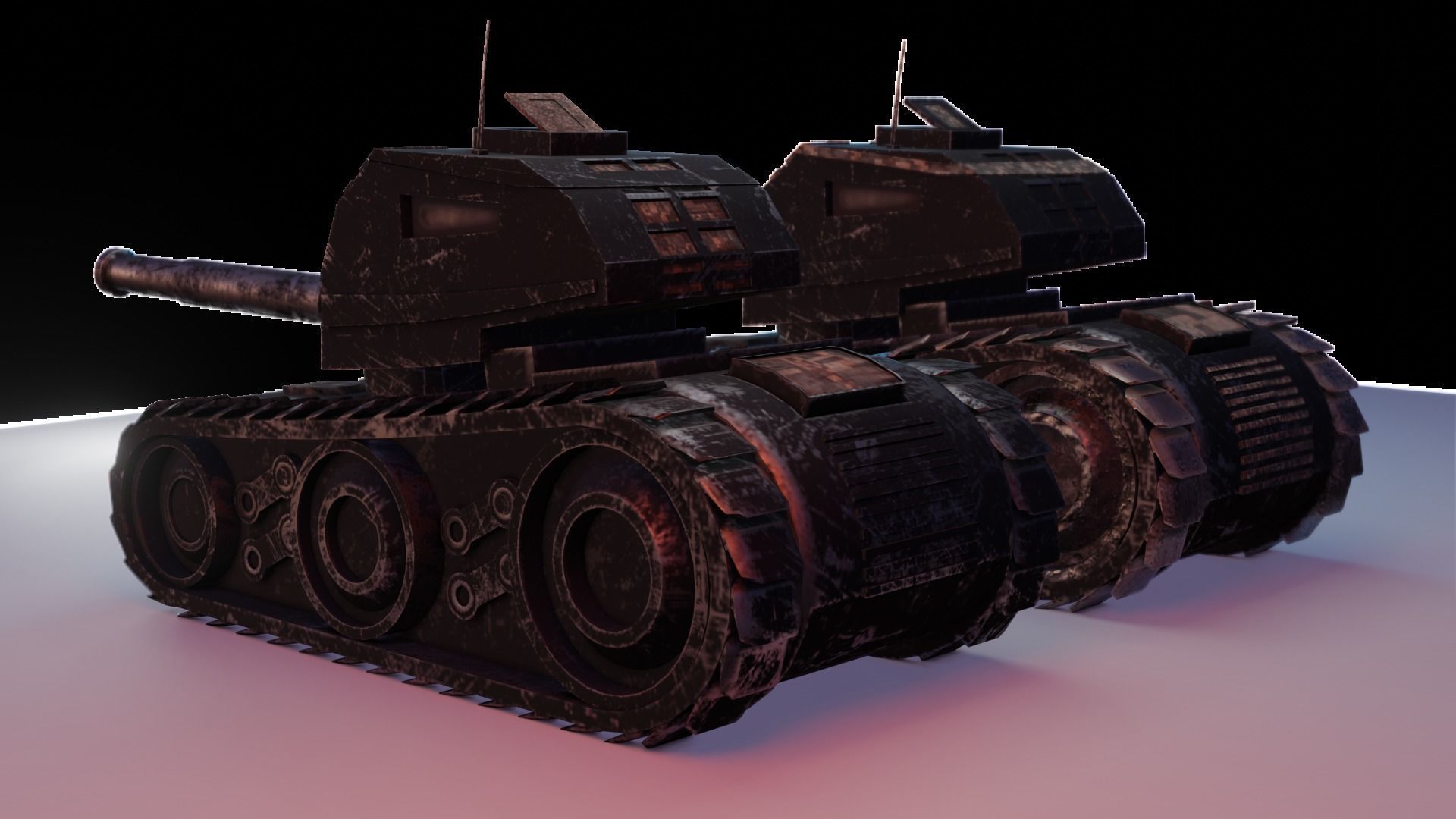 3D model Heavy rmored tank VR / AR / low-poly | CGTrader