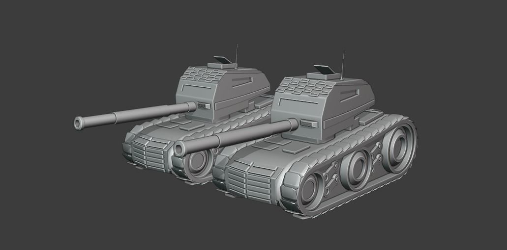 3D model Heavy rmored tank VR / AR / low-poly | CGTrader