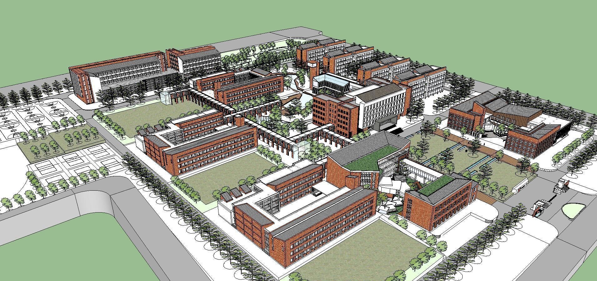 Region-City-School 144 3D model | CGTrader