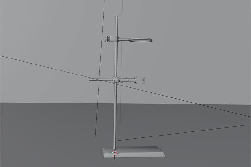 Lab Bracket Retort Support Stand Platform Clamp Bottle Tube 3D model ...