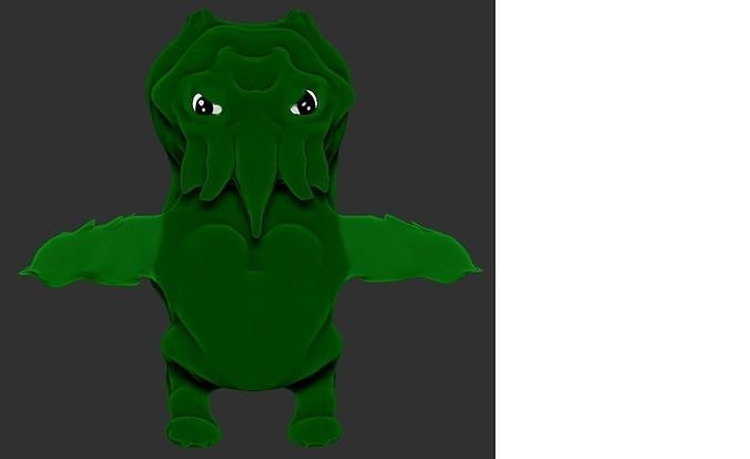Dragon cthulhu free 3D model | CGTrader