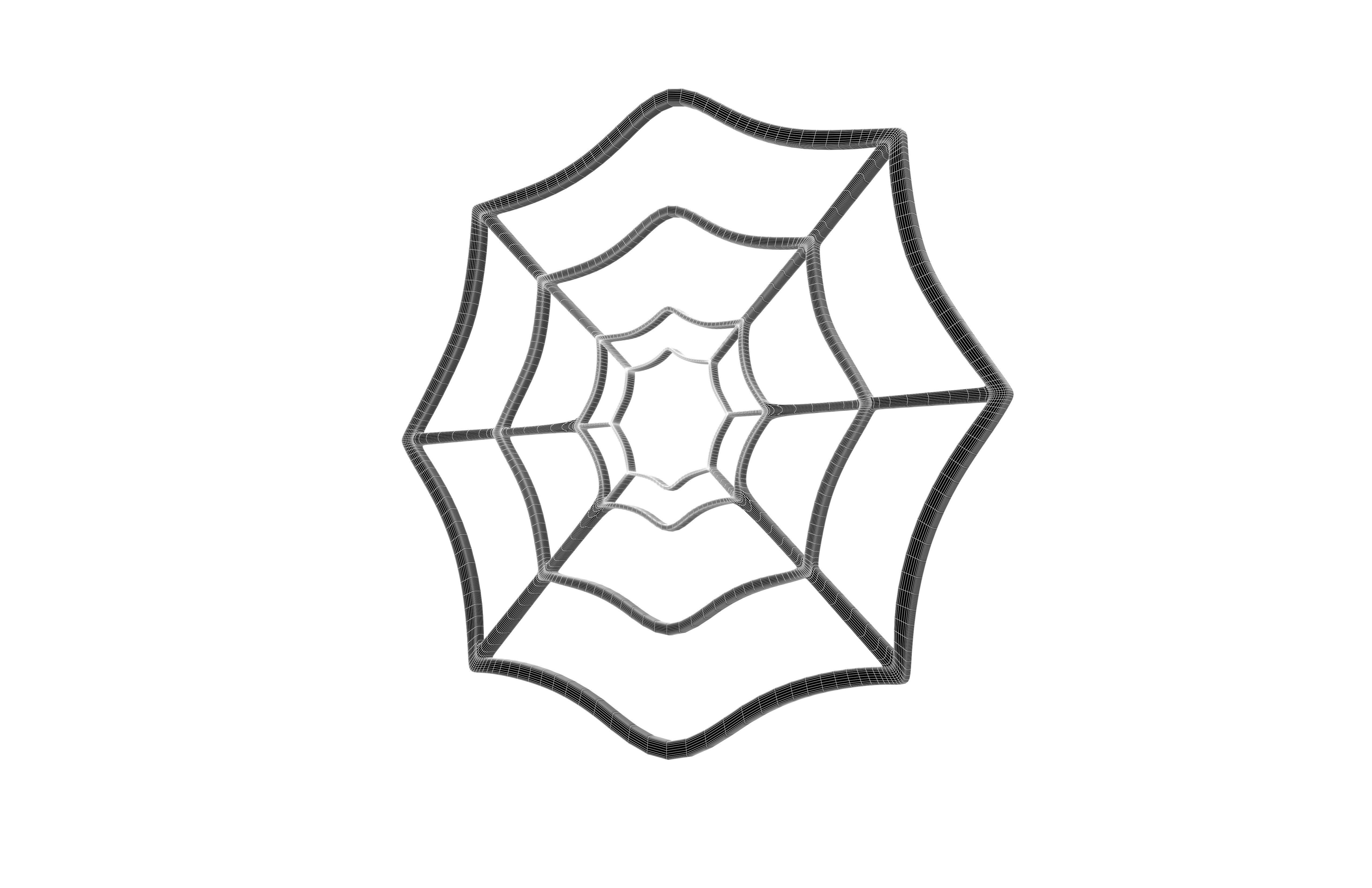 3D model Spider Web v1 004 VR / AR / low-poly | CGTrader