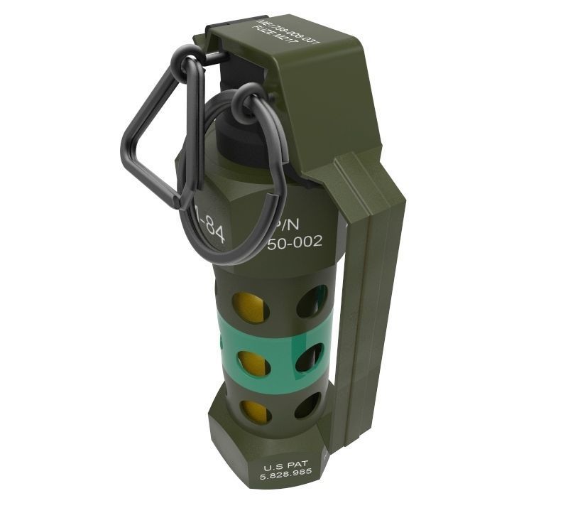 M84 FLASHBANG GRENADE 3D model 3D printable | CGTrader