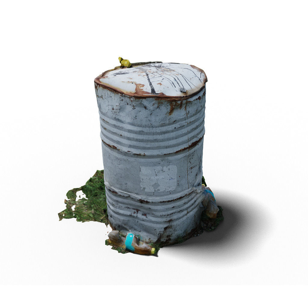 Digital Set Dressing Waste garbage rubbish litter pollution 3D model ...