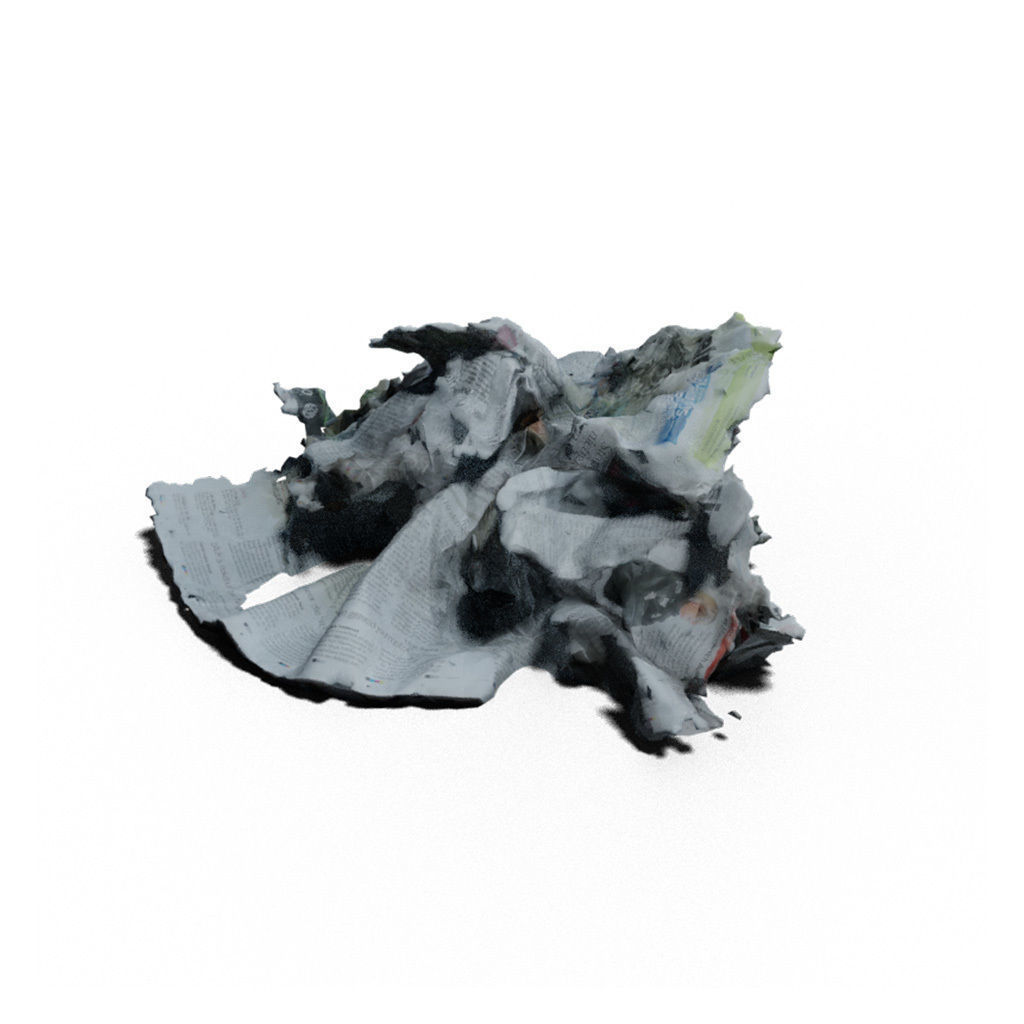 Digital Set Dressing Waste garbage rubbish litter pollution 3D model ...