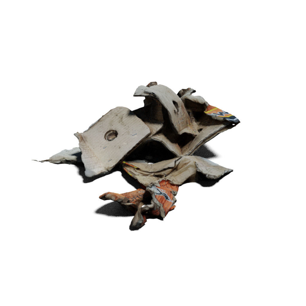 Digital Set Dressing Waste garbage rubbish litter pollution 3D model ...