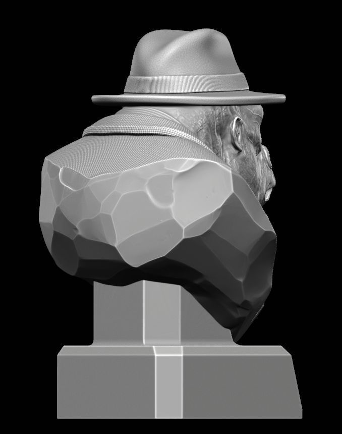 Gorilla bust BOSS 3D model 3D printable | CGTrader